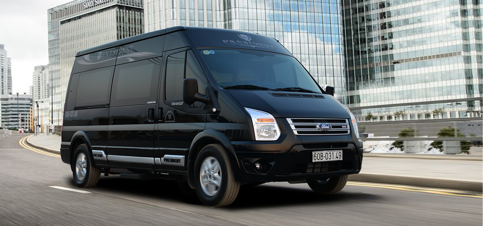 D' Car Van Limousine Ford Transit 12 Seats